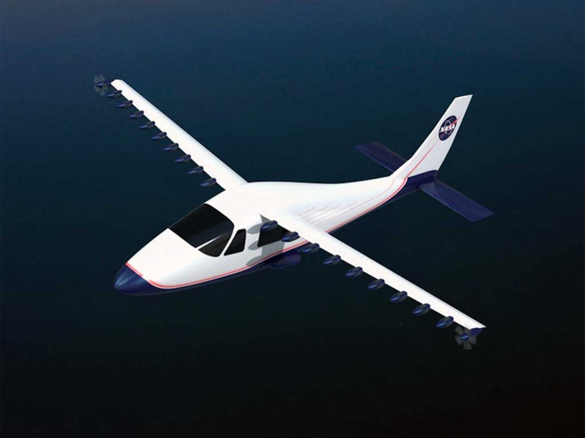 X57، هواپیمای تمام برقی ناسا - پدال