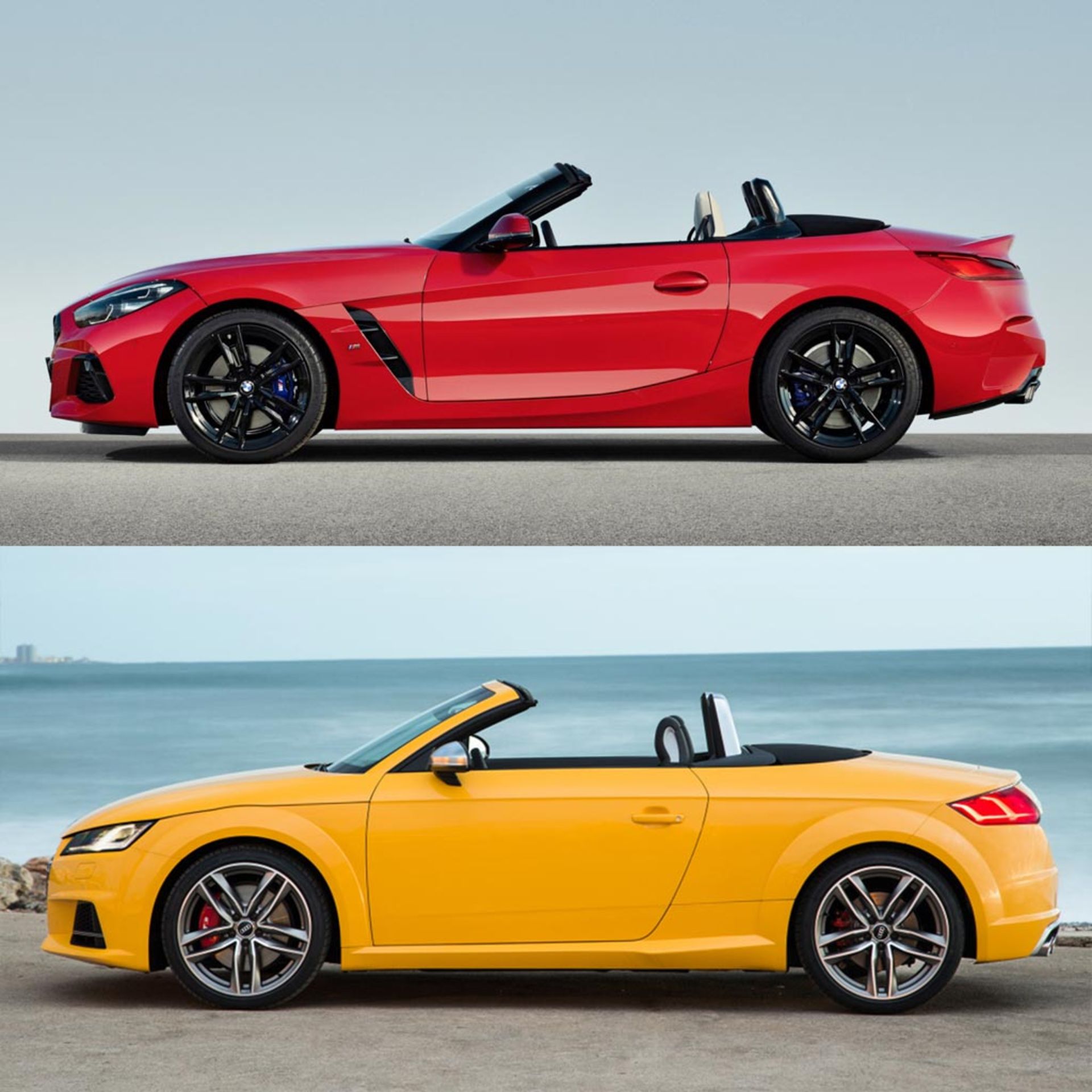 مقایسهٔ نسل جدید ب‌ام‌و Z4 با آئودی TT - پدال