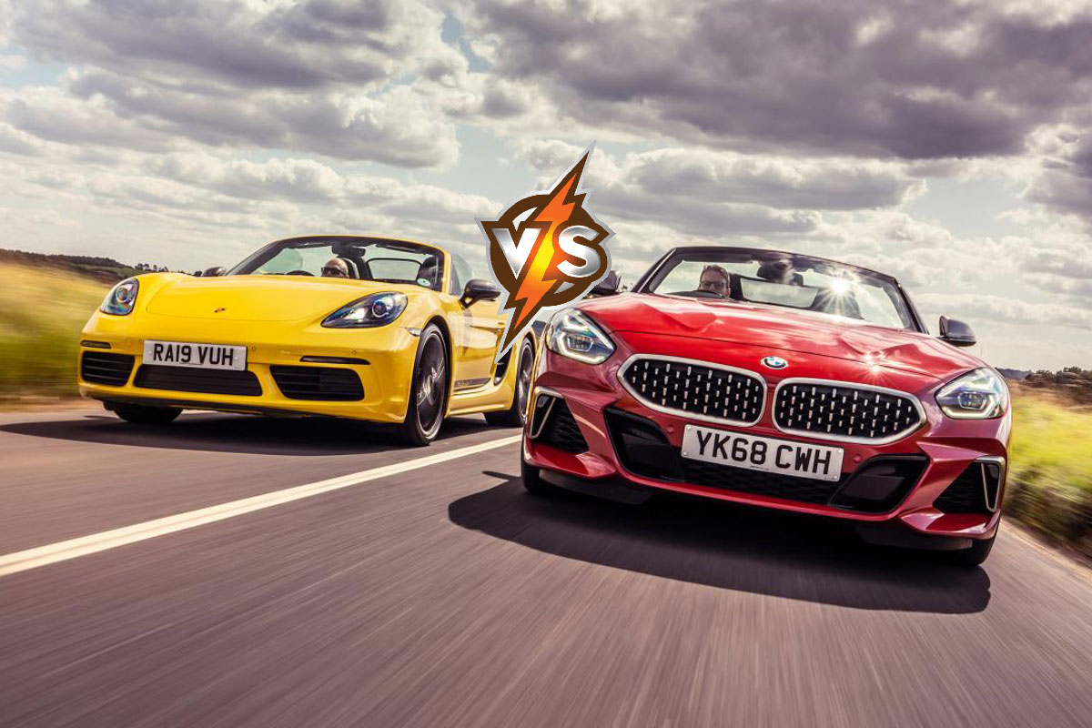 دوئل ب‌ام‌و Z4 و پورشه 718 - پدال