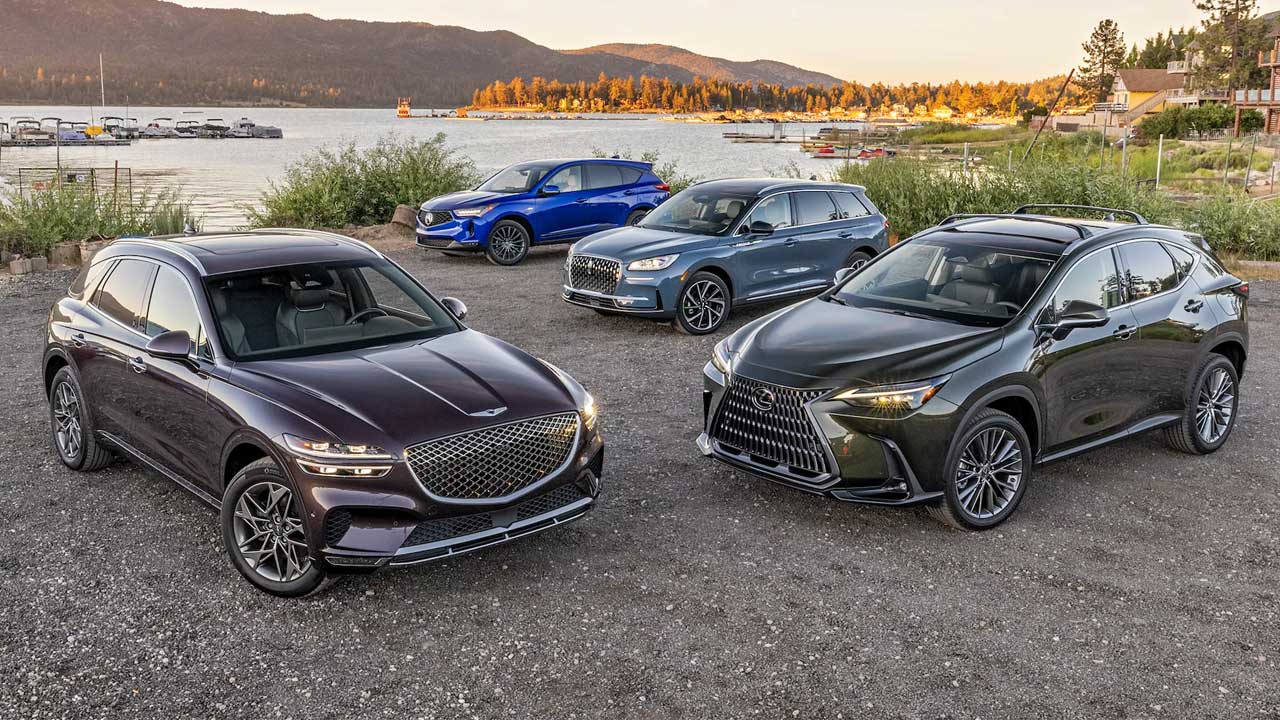 نبرد لوکس‌های جمع‌وجور، لکسوس NX، آکورا RDX، جنسیس GV70، لینکلن کُرسیر - پدال