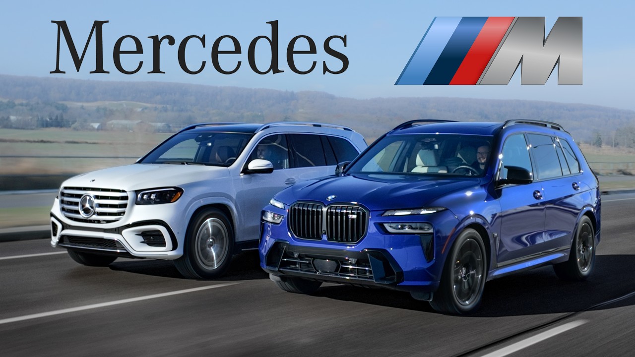 درگ شاسی‌بلندهای بزرگ آلمانی، مرسدس GLS در برابر بی‌ام‌و X7 - پدال