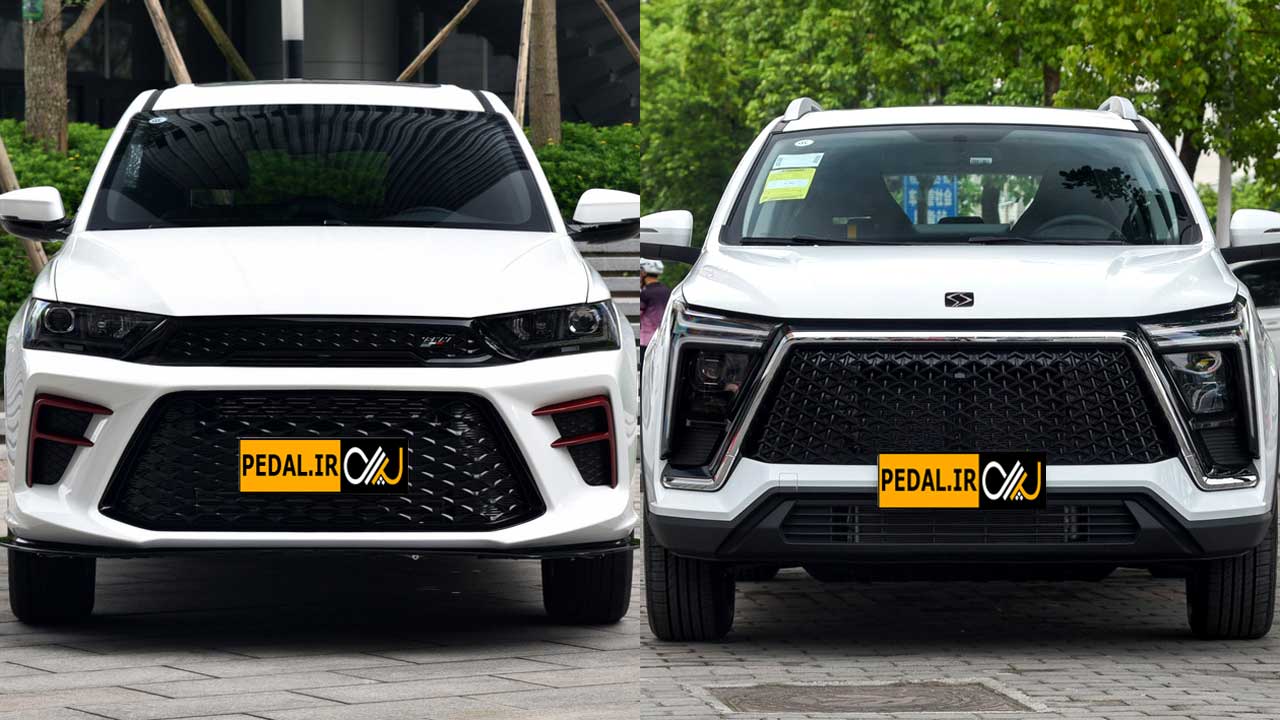 مقایسه کی ام سی A5 با کی ام سی X5، شاسی‌بلندهای کرمان موتور - پدال