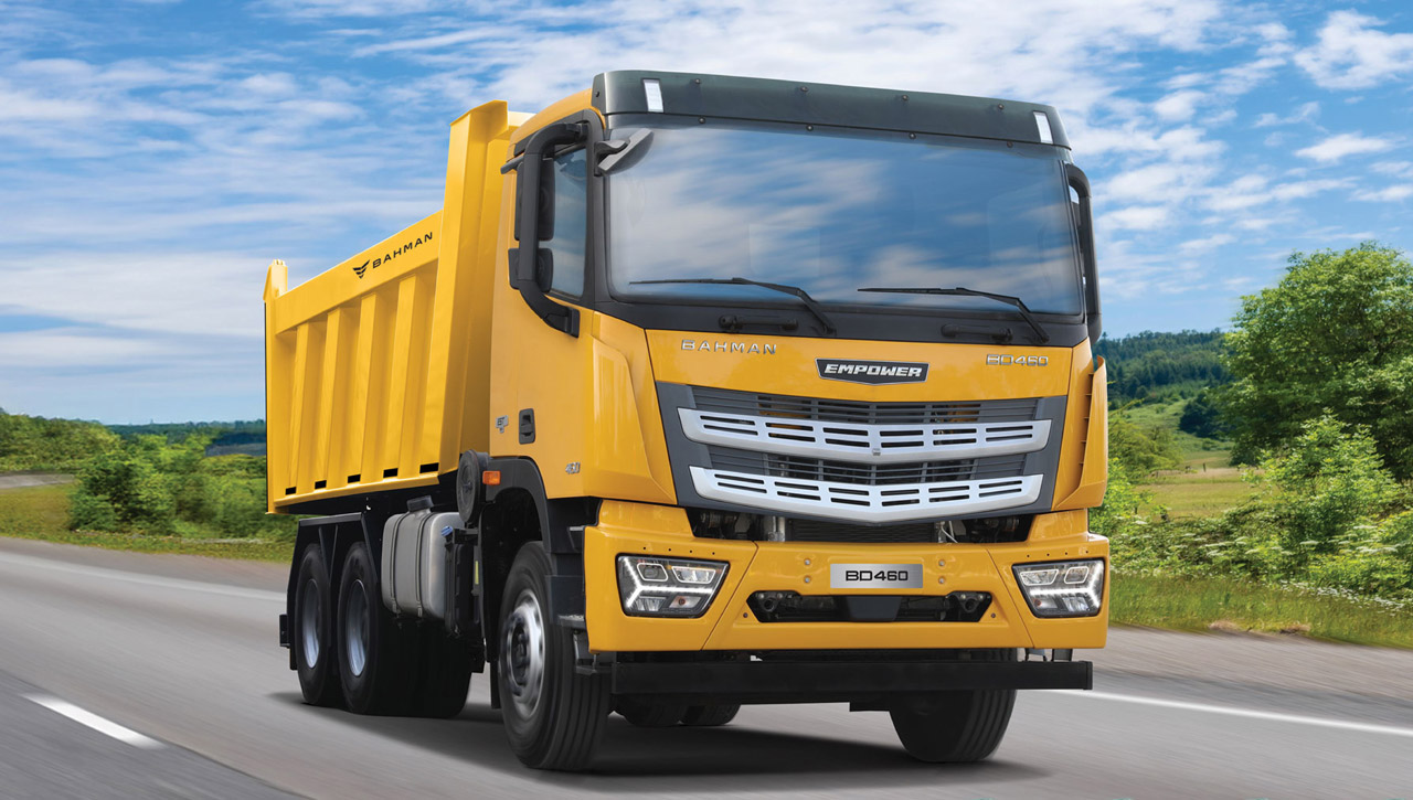 کاتالوگ مشخصات کامیون‌های BD460 و BD560 بهمن موتور - پدال