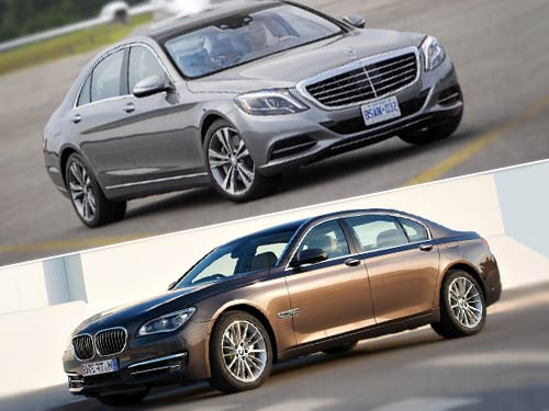 مقایسه کوتاه مرسدس بنز S550 و ب ام و 750Li - پدال